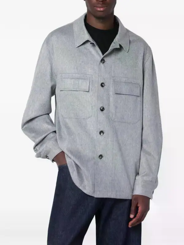 Zegna Beaver Cashmere Overshirt