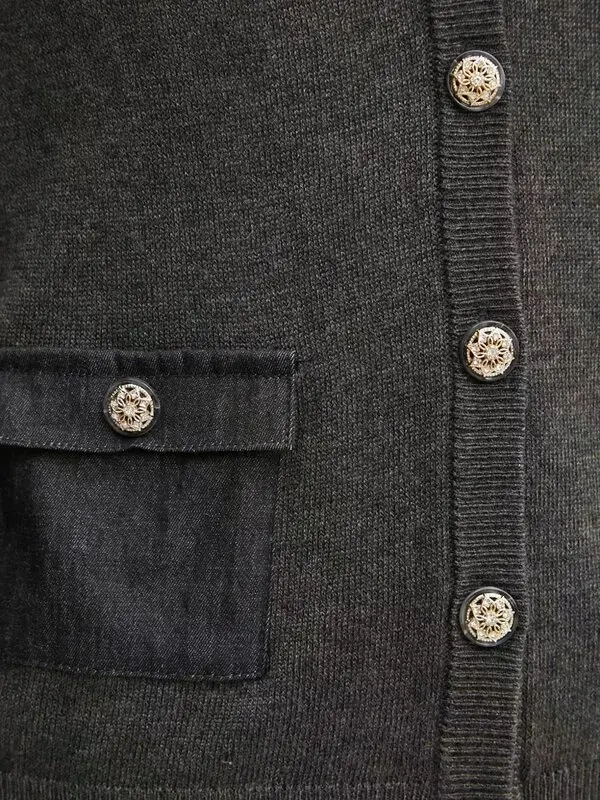 MORGAN Mje V-neck Pocket Cardigan