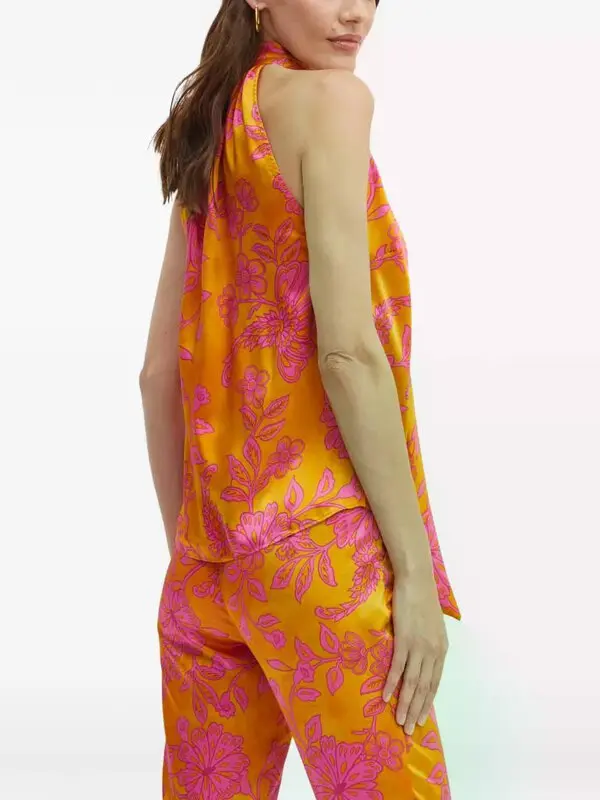 MORGAN Floral Halterneck Top