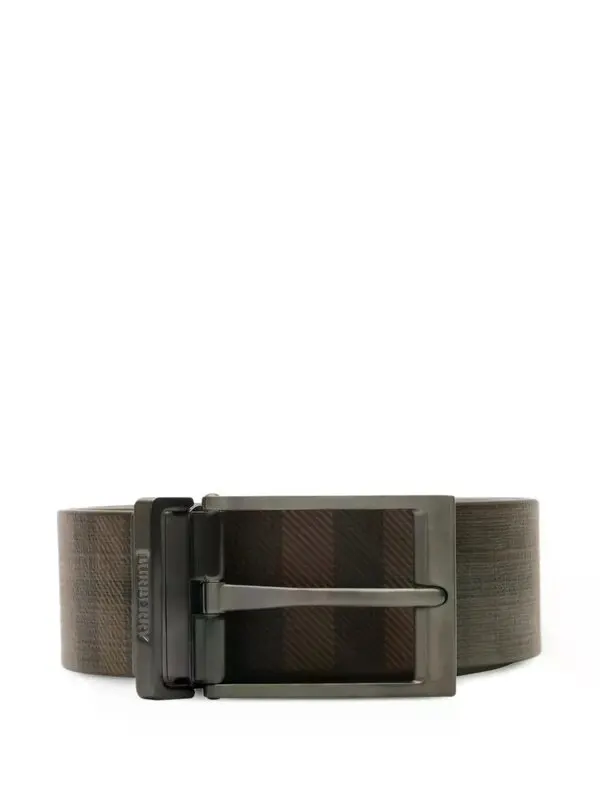 Burberry Reversible Check Belt