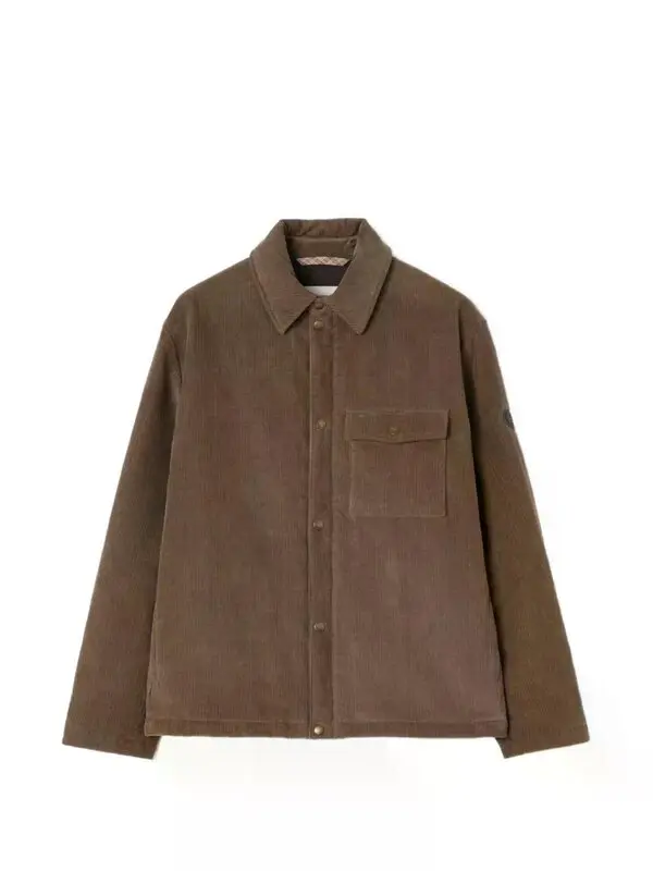 Burberry Corduroy Dalewood Overshirt - Brown