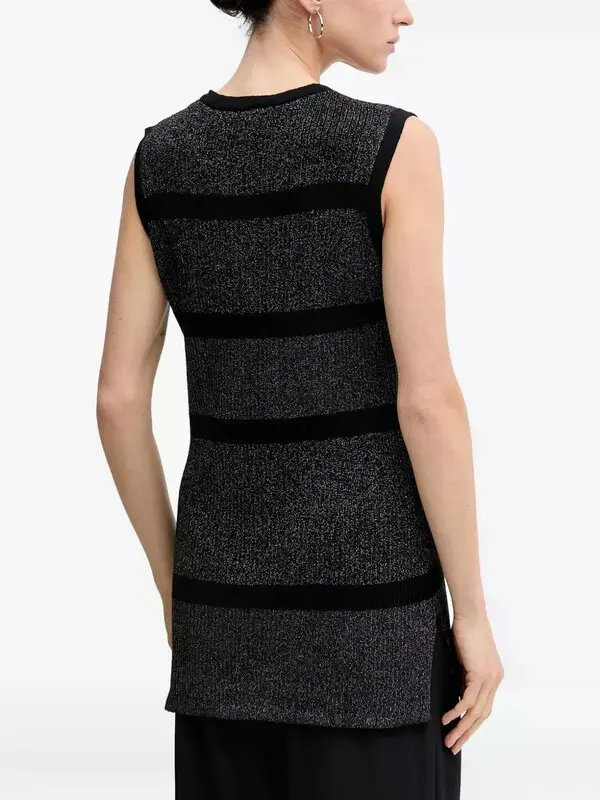 Sisley Striped Sleeveless Top