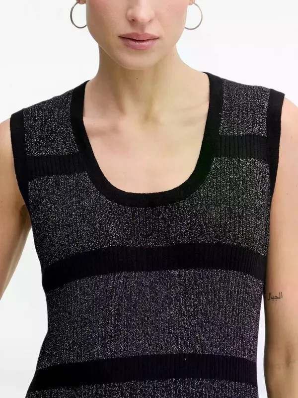 Sisley Striped Sleeveless Top