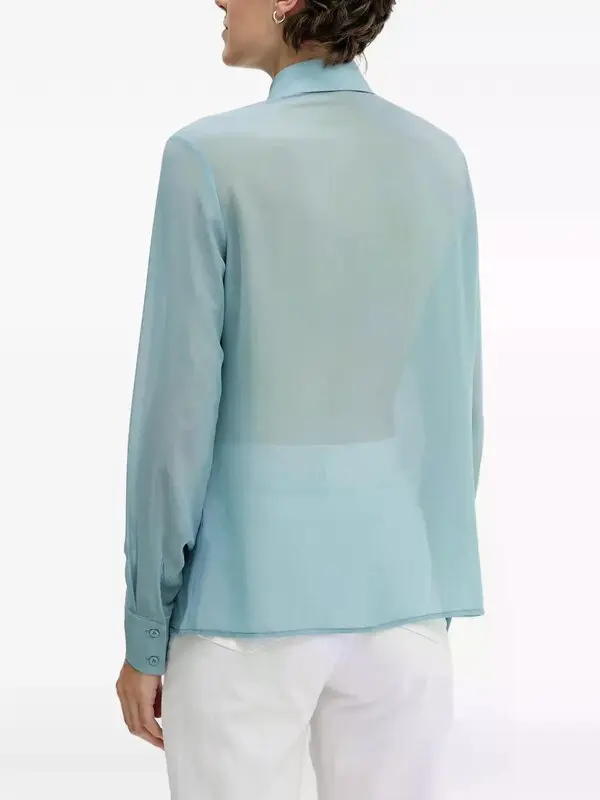 Sisley Ruffled Collared Shirt