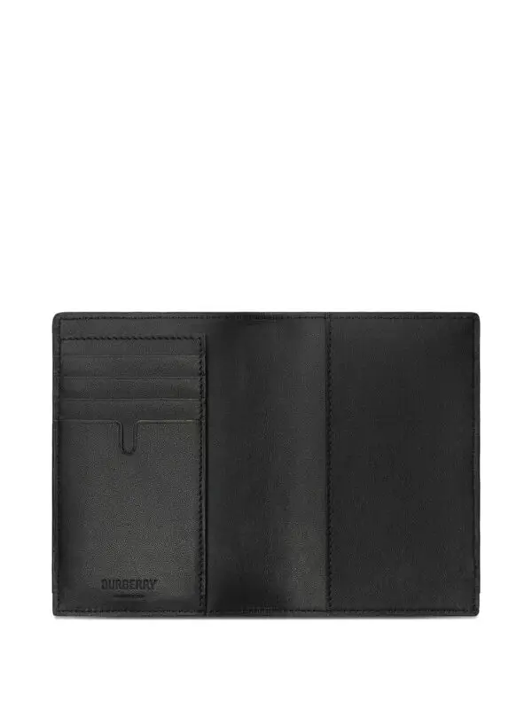 Burberry City Check Passport Holder - Grey