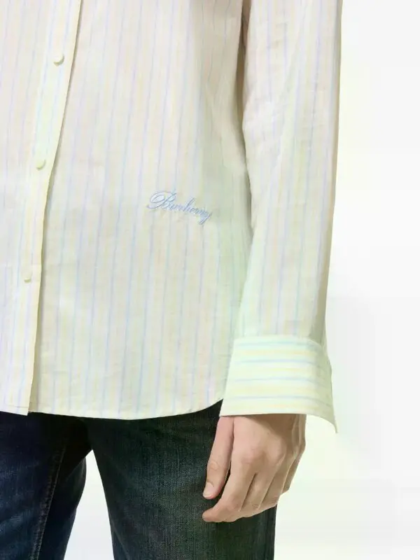 Burberry Classic-fit Striped Shirt