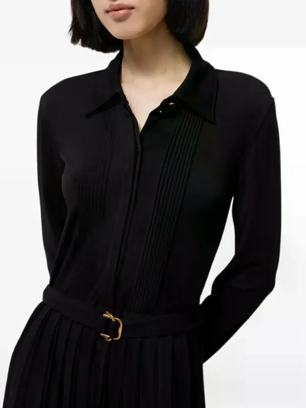 Burberry Belted Viscose Dress