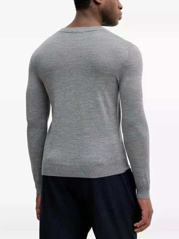 Sisley Crew-neck Fine-knit Sweater