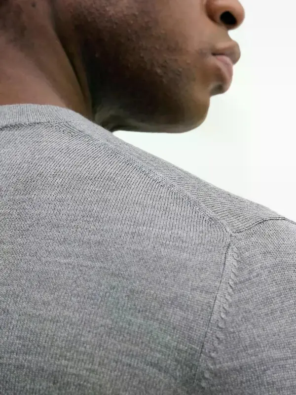 Sisley Crew-neck Fine-knit Sweater