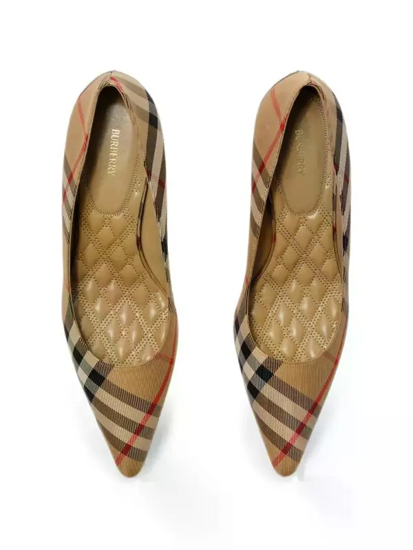 Burberry Check Low Pumps