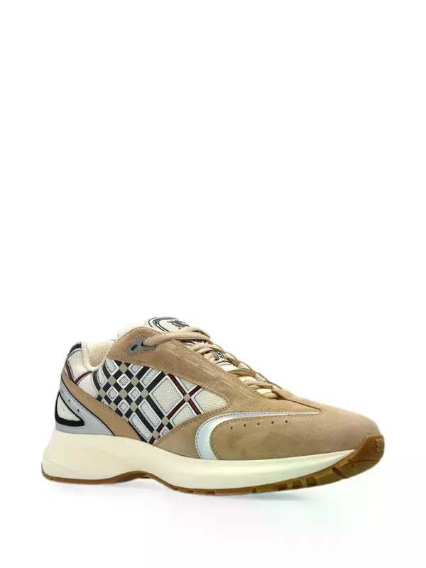 Burberry Nylon, Suede And Leather Eclipse Sneakers