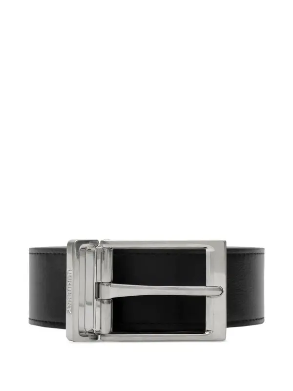 Burberry Reversible Check Belt - Blue