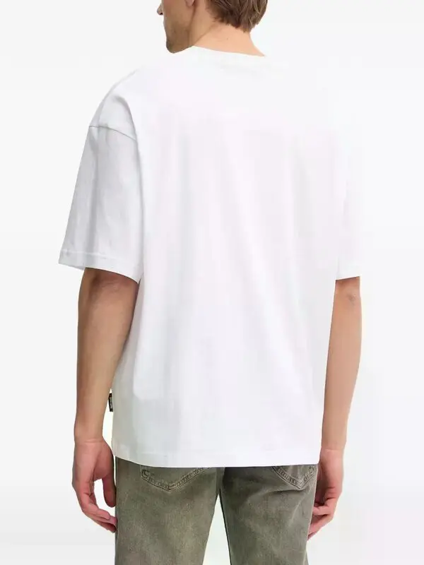 Just Cavalli Logo-embroidered T-shirt
