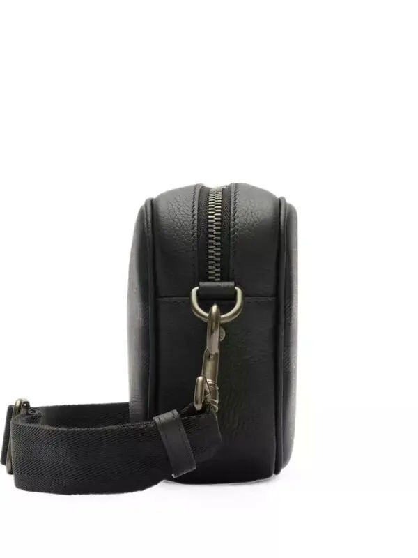 Burberry Mini City Check Crossbody Bag - Black