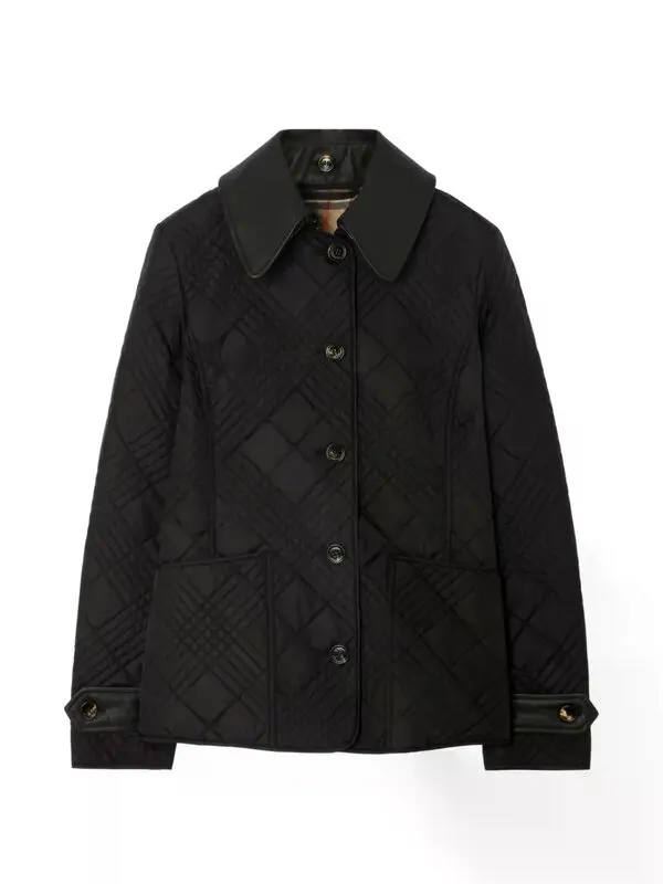 Burberry Quilted Nylon Fernleigh Jacket - Black