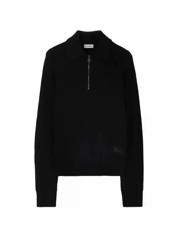 Burberry Long-sleeve Cashmere Polo Shirt