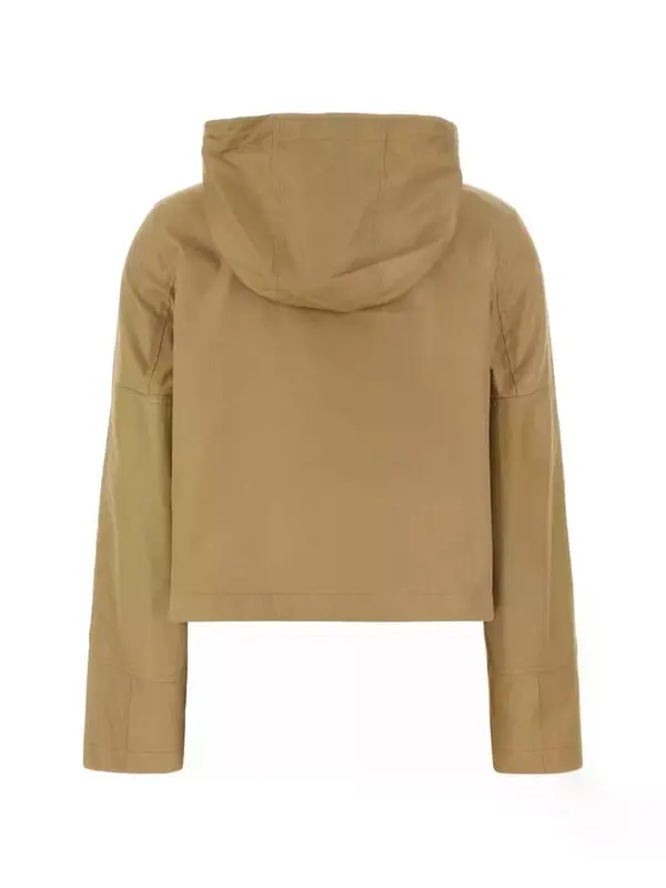 Burberry Gabardine Cropped Parka