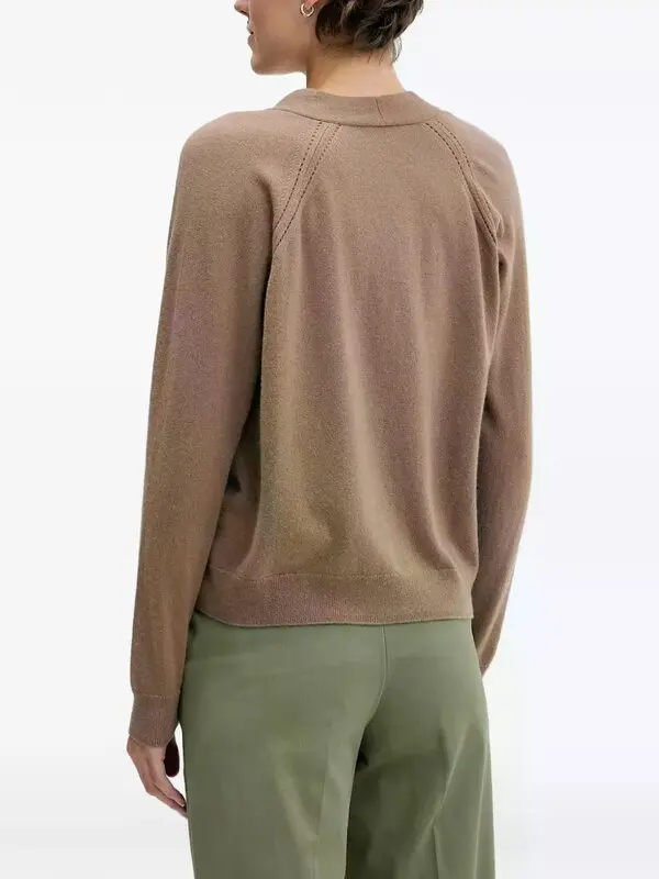 Sisley Button V-neck Cardigan