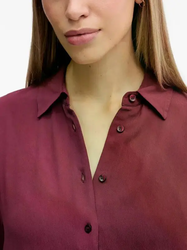 Sisley Ruched Buttoned Shirt