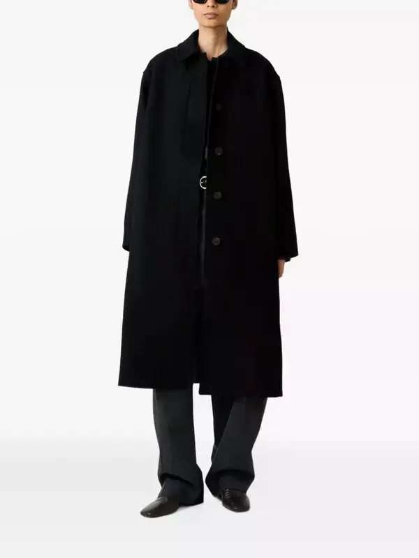 Studio Nicholson Concealed-button A-line Coat