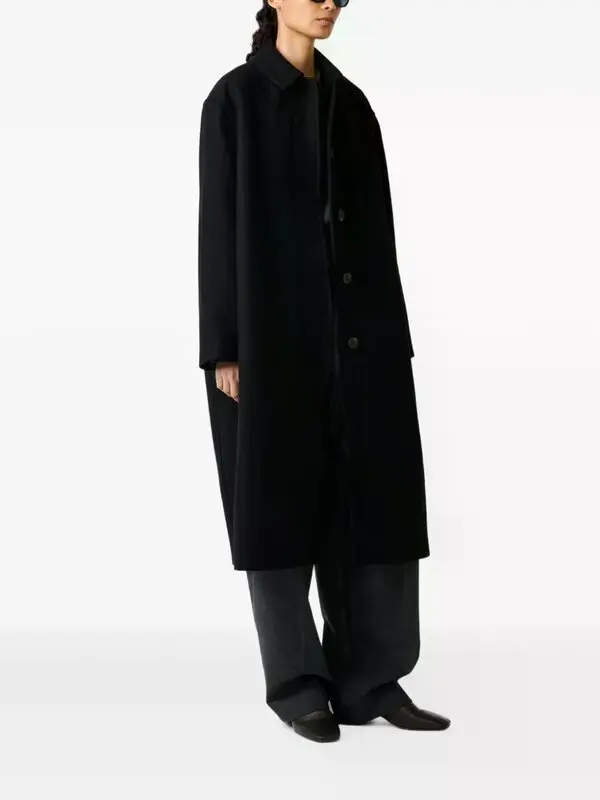 Studio Nicholson Concealed-button A-line Coat