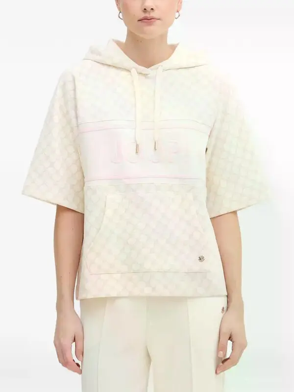 JOOP! Cornflower Logo-embroidered Monogram Hoodie