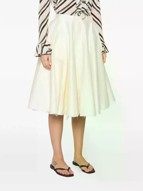 Maggie Marilyn Dinner At Freds Frayed Midi Skirt