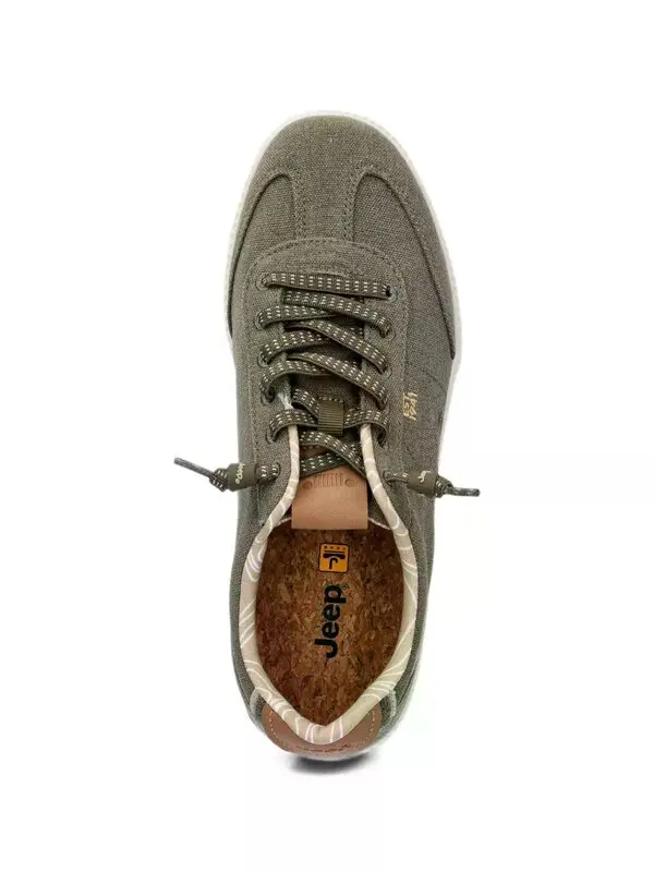 JEEP Ster Logo-embroidered Sneakers - Green