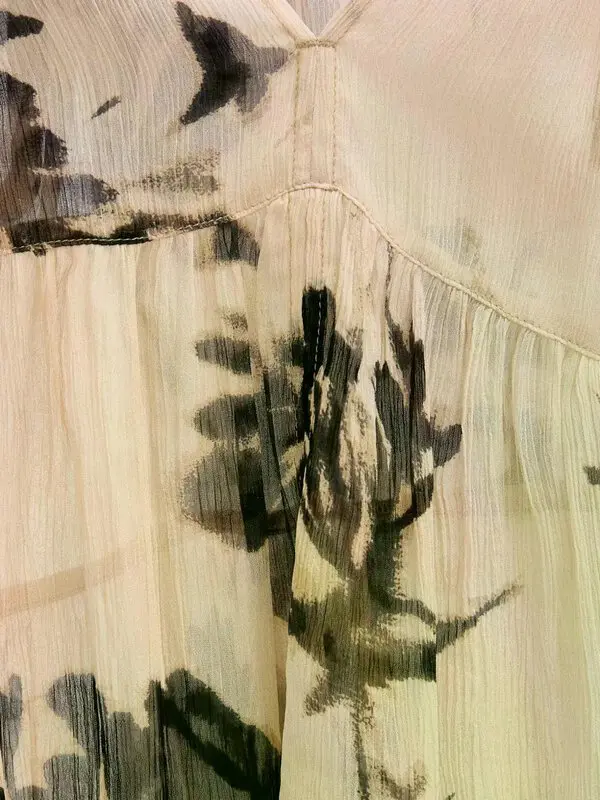 Marc O'polo Floral-print Pleated Blouse