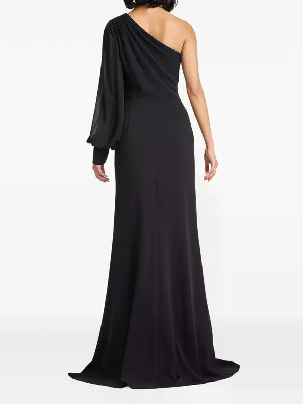 Tadashi Shoji One-shoulder Draped Gown