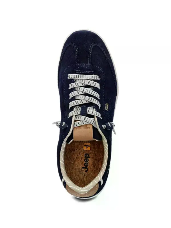 JEEP Ster Logo-embroidered Sneakers - Blue