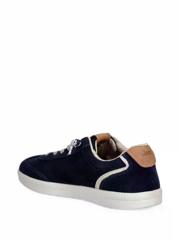 JEEP Ster Logo-embroidered Sneakers - Blue
