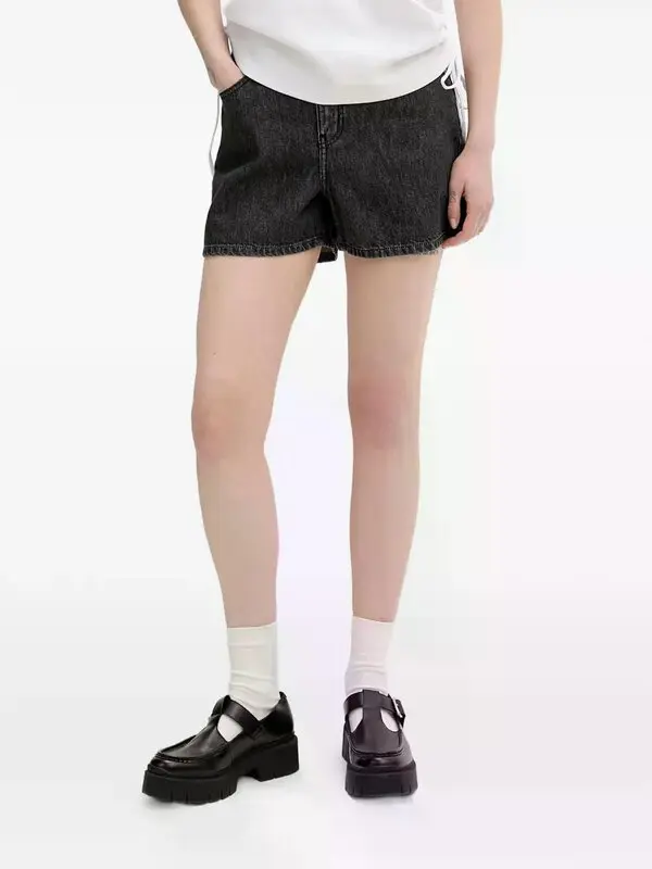 Karl Lagerfeld Logo-patch Denim Shorts