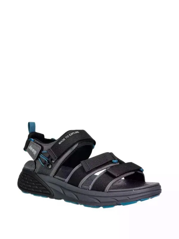 JEEP Groove Touch-strap Flat Sandals