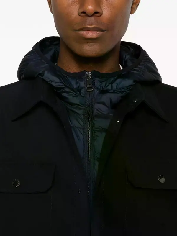 Paul & Shark Hooded Layered Jacket