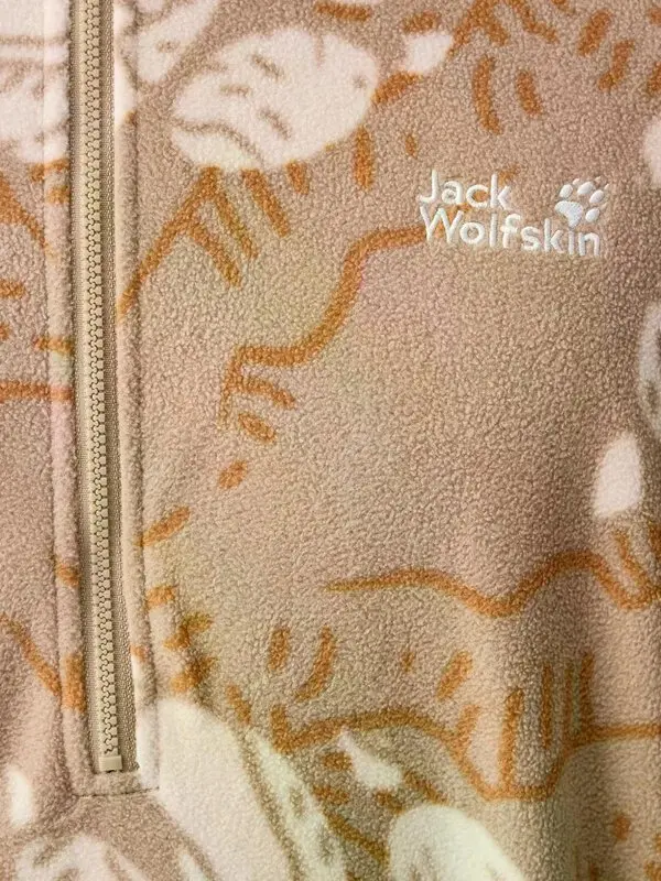JACK WOLFSKIN Graphic-print Fleece Sweater