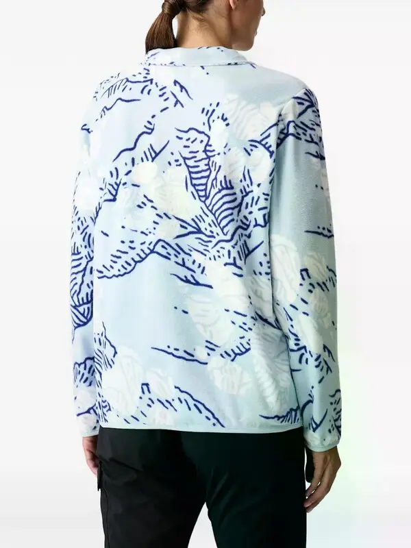 JACK WOLFSKIN Paw Era 100 Abstract-print Sweatshirt