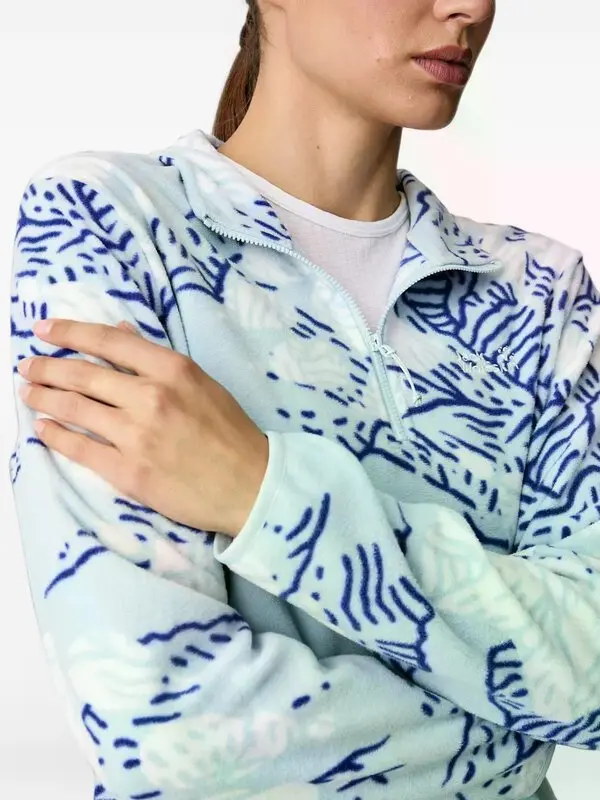 JACK WOLFSKIN Paw Era 100 Abstract-print Sweatshirt