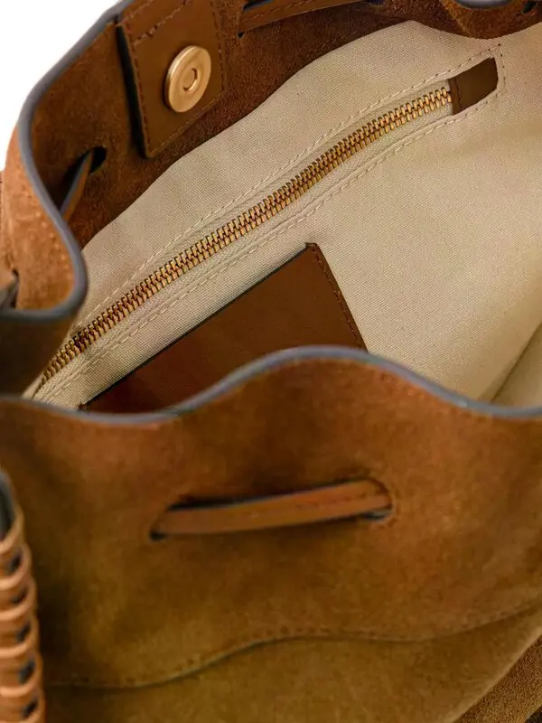 Marc O'polo Whipstitch-trim Suede Tote Bag