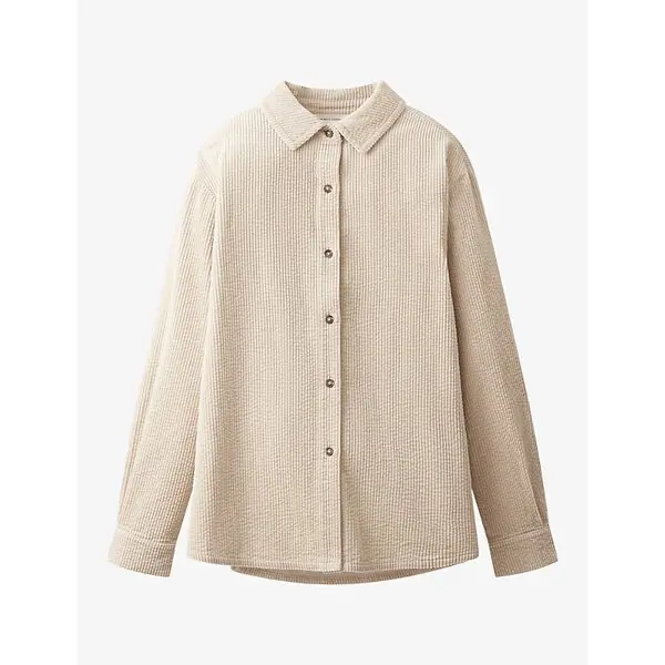 THE WHITE COMPANY Cord Relaxed-fit Cotton Shirt - Birch