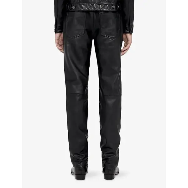 ALLSAINTS Vini Straight-leg Leather Trousers