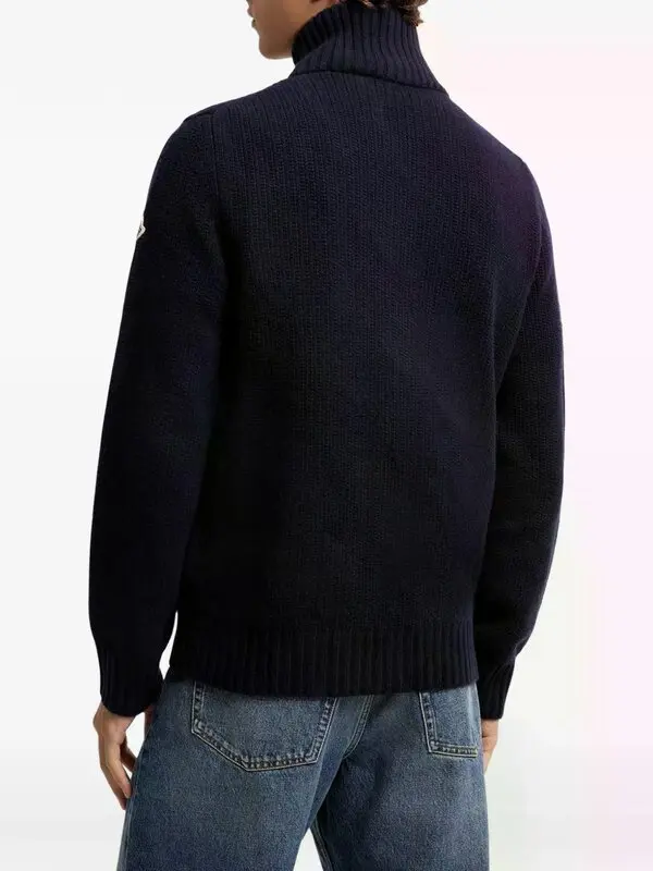 Moncler Logo-patch Zip-fastening Cardigan