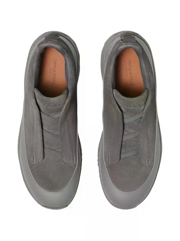Zegna Triple Stitch™ Monte Sneakers - Grey