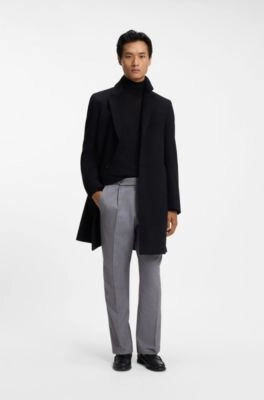 BOSS Turtleneck Sweater In Extra-fine Merino Wool