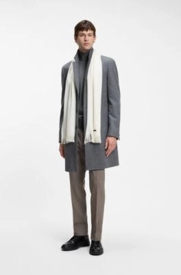 BOSS Turtleneck Sweater In Extra-fine Merino Wool