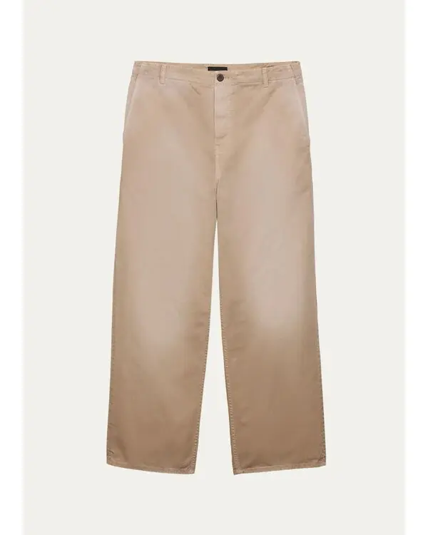 Prada Gart-dyed Cotton Gabardine Pants