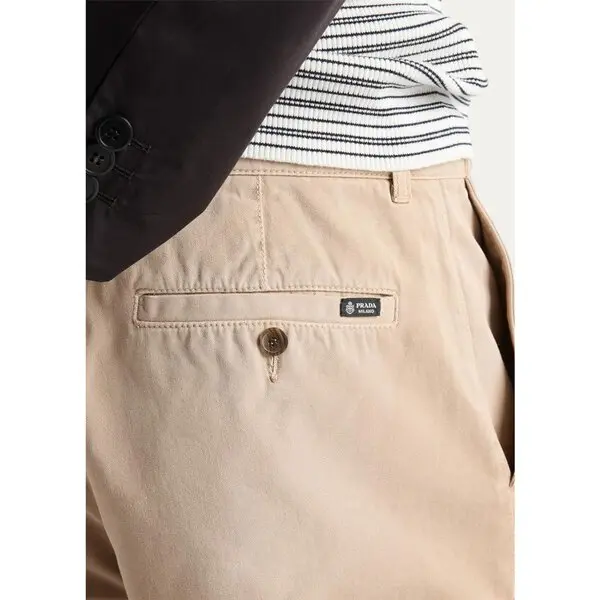 Prada Gart-dyed Cotton Gabardine Pants