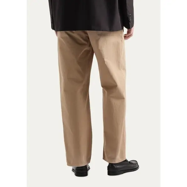 Prada Gart-dyed Cotton Gabardine Pants