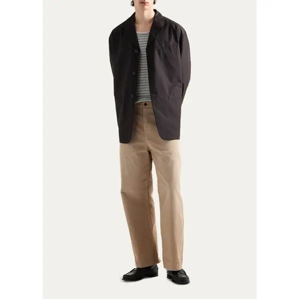Prada Gart-dyed Cotton Gabardine Pants