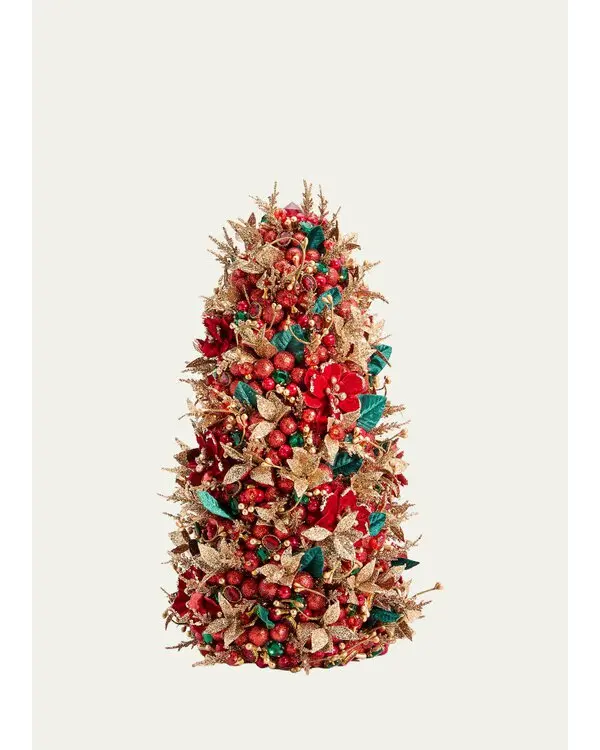 SALZBURG CREATIONS Shining Elegance 18" Tabletop Christmas Tree